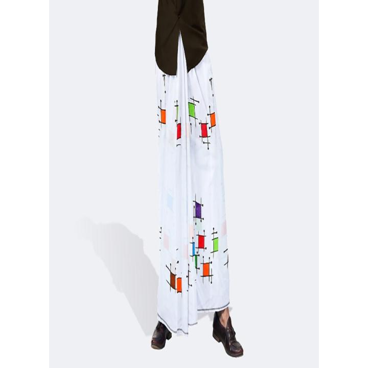 White color Hand Print Lungi (5 Hand Stitched Lungi) | Daraz.com.bd