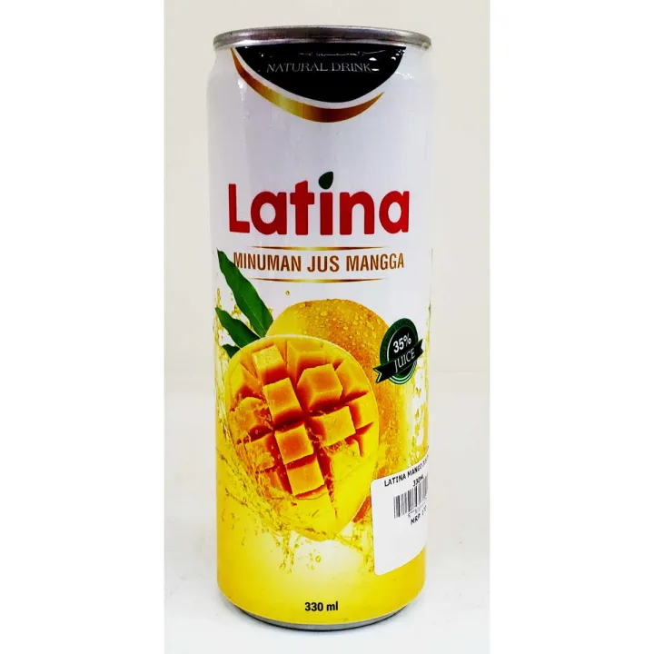 Latina Juice Drink Can Mango 330ml | Daraz.com.bd