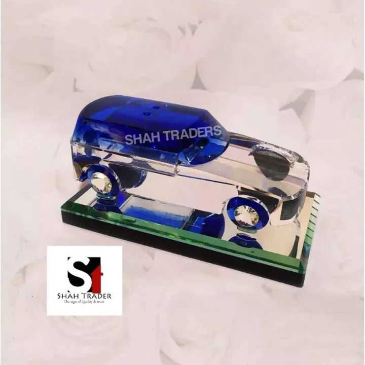 3D Color Famous Crystal Glass Car Model For Gifts & Room Decoration ...