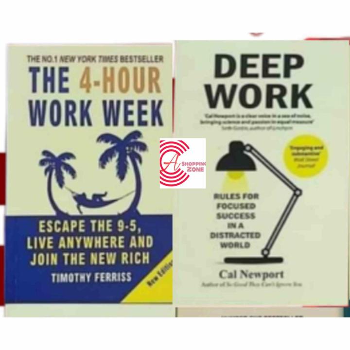 2 Best Motivation Books (The 4-Hours Work Week + Deep Work) | Daraz.com.bd