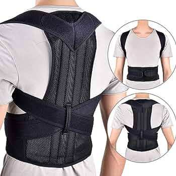 Adjustable Posture Corrector Back Support Shoulder Back Brace Posture ...