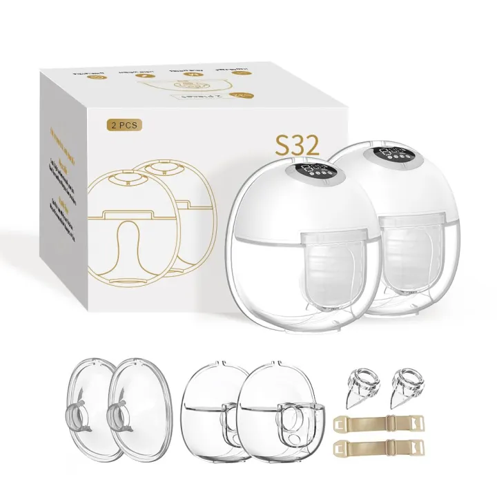 S32 Wearable Wireless Breast Pump Breast Massage Lactagogue New ...