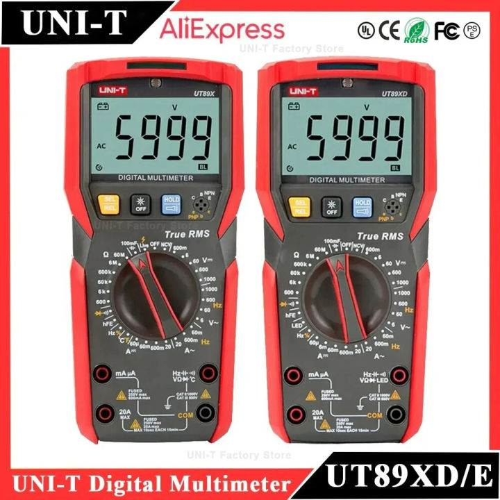 Youlide UT89X digital high-precision multimeter Digital display ...