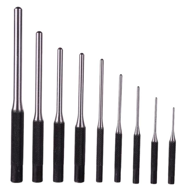 Durable 9-Piece Set-Up Punch Round Punch Pieces Roll Pin Punch Set Tool ...
