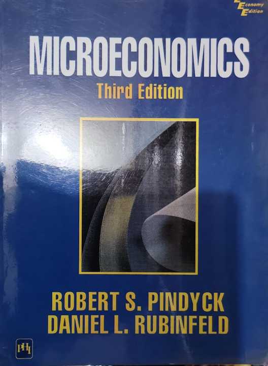 MICROECONOMICS By Daniel L. Rubinfeld & Robert S. Pindyck | Daraz.com.bd