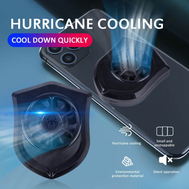 Suction Cup Mobile Phone Radiator Physical Refrigeration Cooling Fan ...