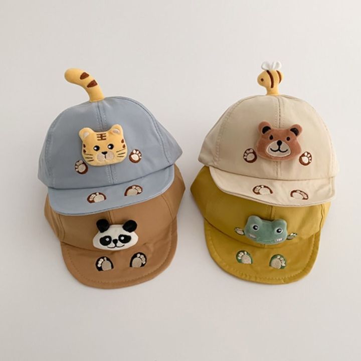 Cute Cartoon Animals Baby Baseball Caps Embroidery Bear Paw Adjustable ...
