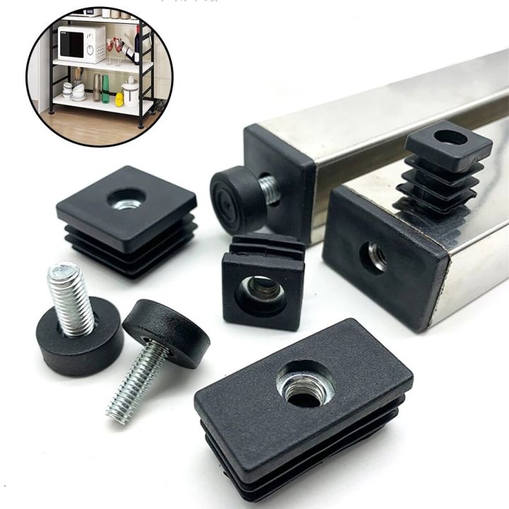 Leveling Feet Screw On Type Furniture Adjustable Leg Pads Table Chair ...