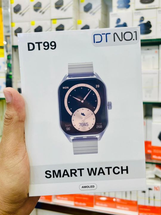DT NO.1 DT99 AMOLED Smartwatch With GPS | Daraz.com.bd