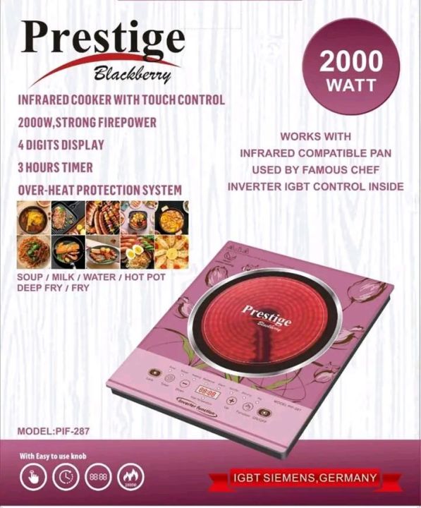Prestige blackberry induction cooker store