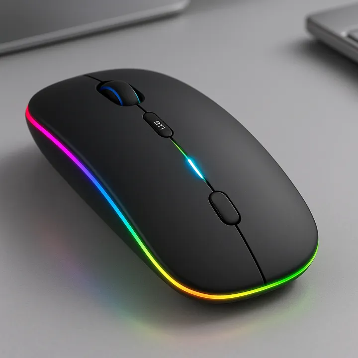 Bluetooth Mouse Plus Wireless Mouse M2 Dual Mode Rechargeable RGB Mouse ...