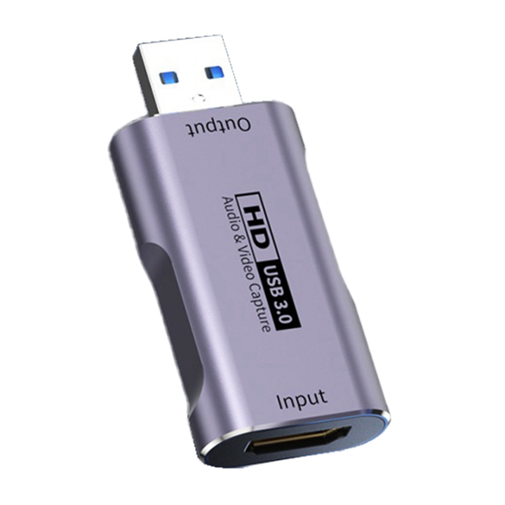 USB 3.0 Video Capture Board Game Stream Collector Record for Camera TV ...