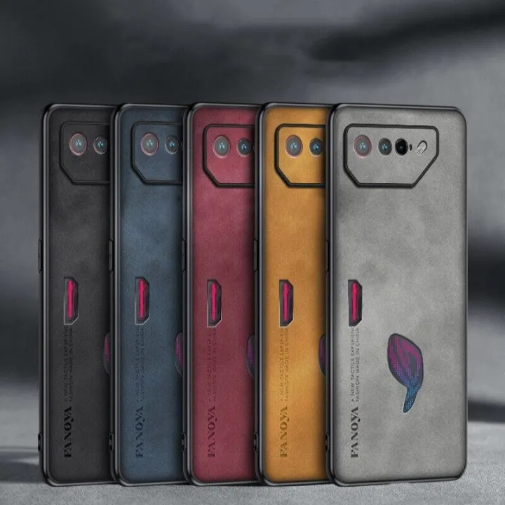 New Phone case ASUS ROG Phone 7 Pro Back cover Luxury Leather Cover For ...