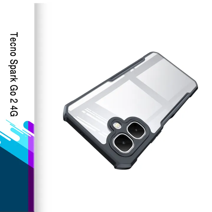 For Tecno Spark Go 2 2025 - US Transparent Silica Gel Matte ShockProof ...