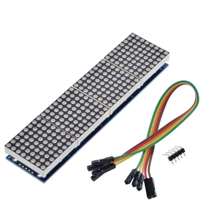 Max7219 Dot Matrix Module For Arduino Microcontroller 4 In One Display ...