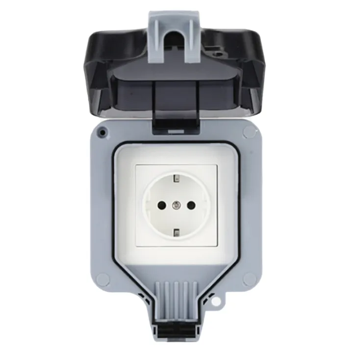 IP66 Weatherproof Waterproof Outdoor Wall Power Socket 16A EU Standard ...