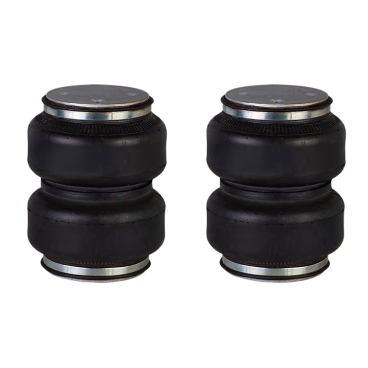 2X Air Suspension Double Convoluted Rubber Air Spring Airbag Shock ...