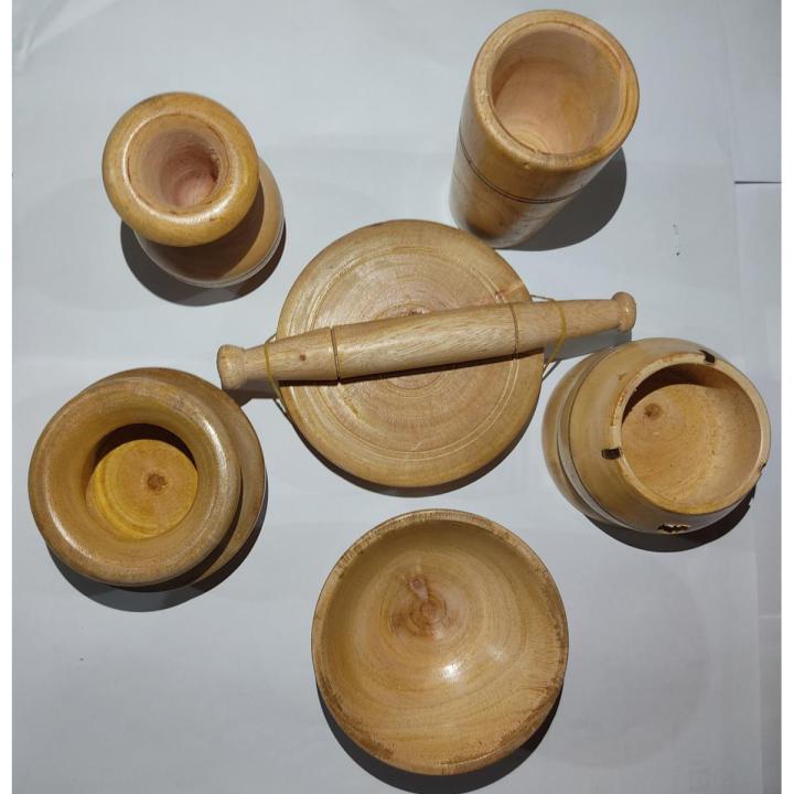 Hari Patil Wooden For Baby - Kids Toy Pot Set | Daraz.com.bd
