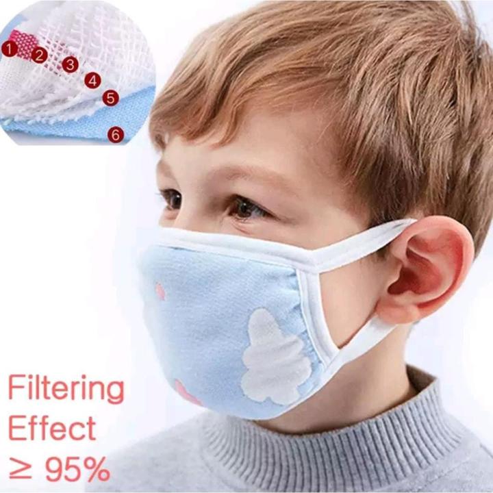 Adjustable Baby cloth Mask Multi layer 5 Pcs Set | Daraz.com.bd