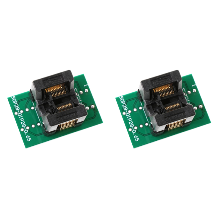 2X TSSOP20 Burn Block SSOP20 Chip Test Socket Programming Adapter OTS28 ...