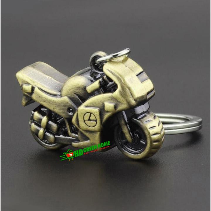 Mini Metal Motorcycle Keyring 3D Motorbike Model Keychain Key Ring Key ...