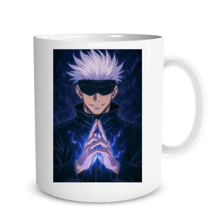 Gojo Satoru Mug | Stylish & Bold Design | Ceramic Coffee Cup / ANIME ...