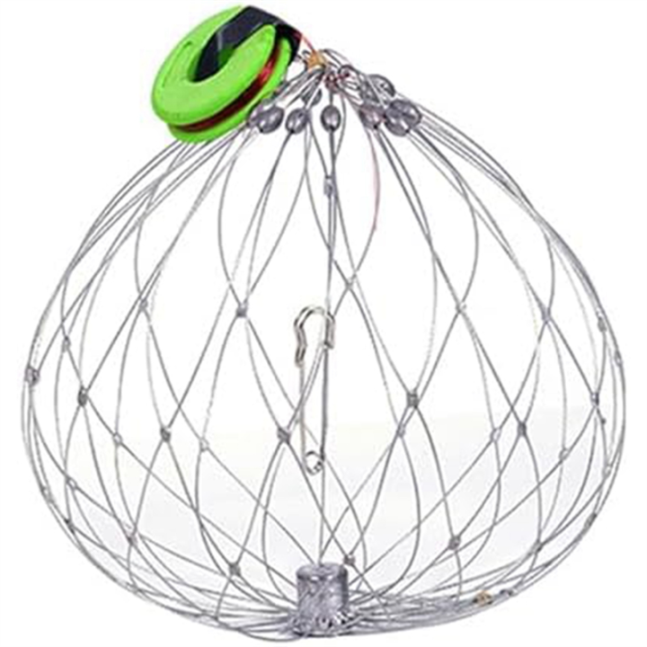 Automatic Opening & Closing Fishing Net Cage Fishing Crab Trap Net ...