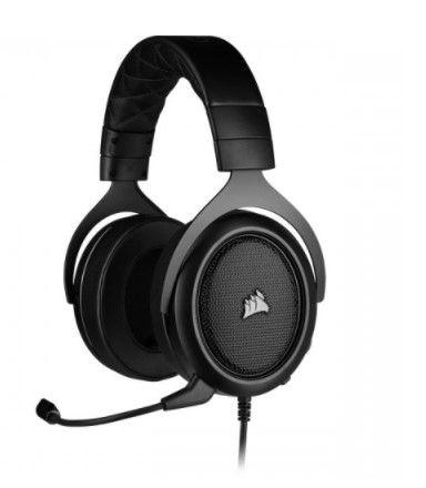 Corsair HS50 Pro Wired Black Stereo Gaming Headphone-Blue # CA-9011217 ...