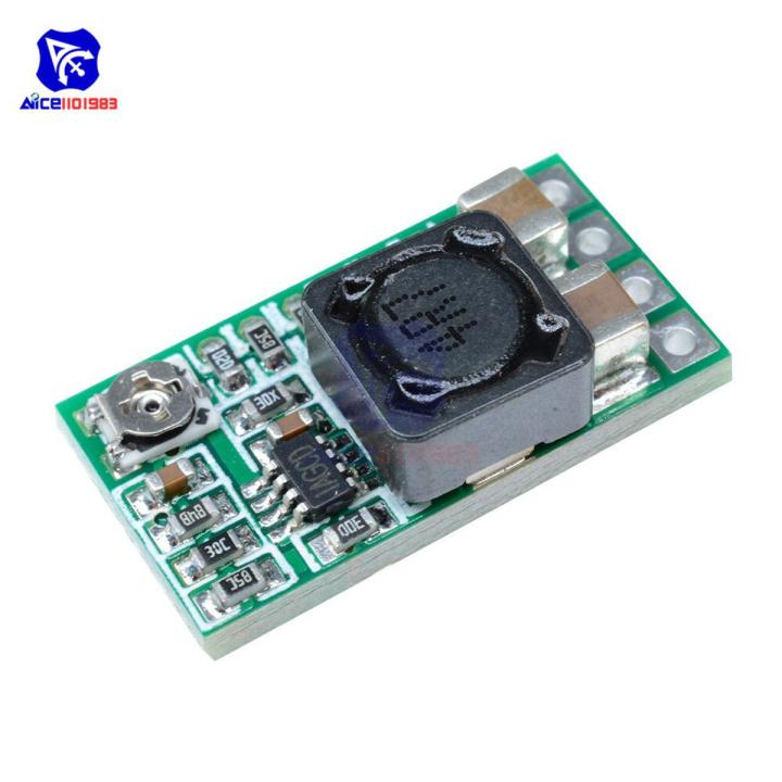 【happy one】5Pcs Mini DC-DC 12-24V to 5V 3A Step Down Board Voltage Buck Adjustable Power Supply ...