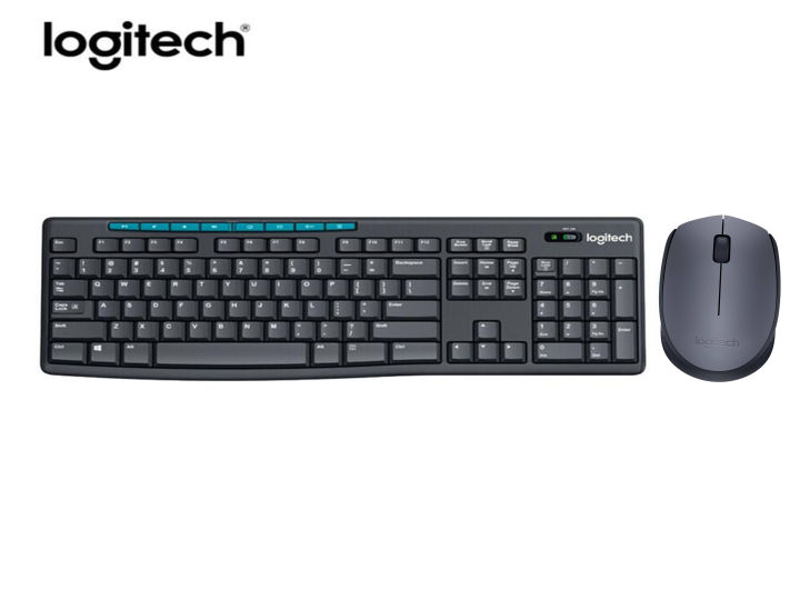 Logi-tech Comfort MK275 Wireless Combo Keyboard Compact, M170 Wireless ...
