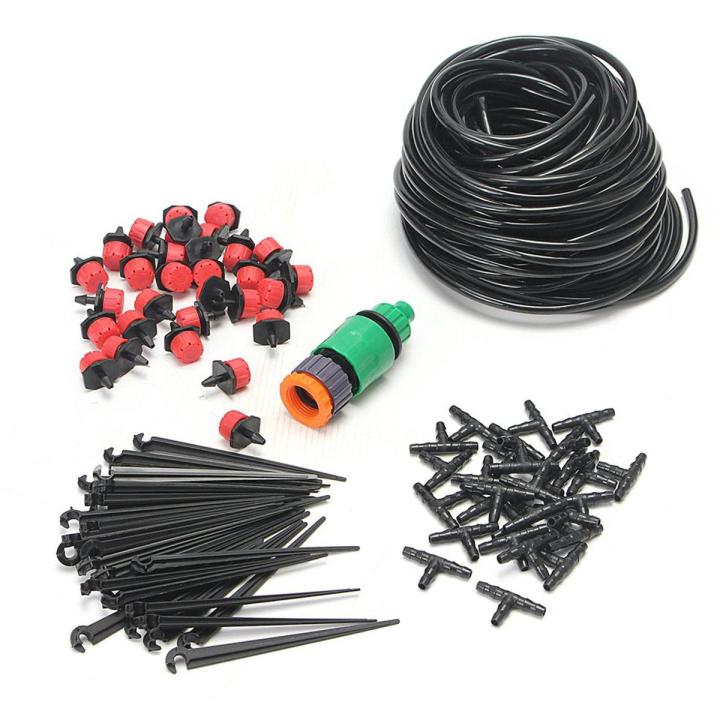MA 25 Meters DIY Drip Irrigation System Automatic Self Watering Hose ...