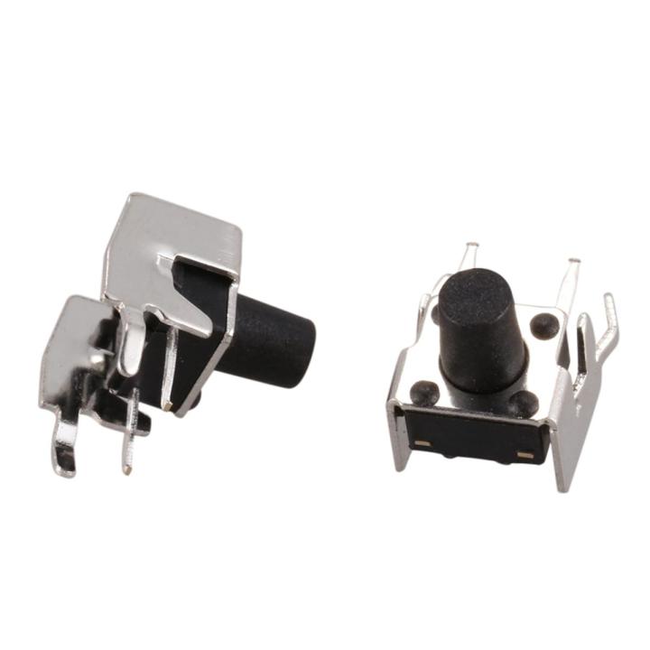 60 Pcs Momentary Right Angle Tactile Tact Push Button Switch 6 x 6mm x ...