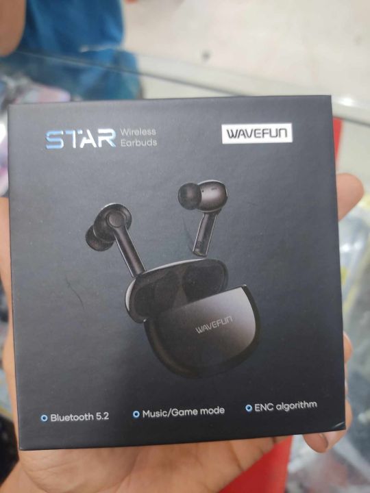 Wavefun Star Wireless Earbuds Bluetooth 5.2 Game Mode ENC Earphone ...