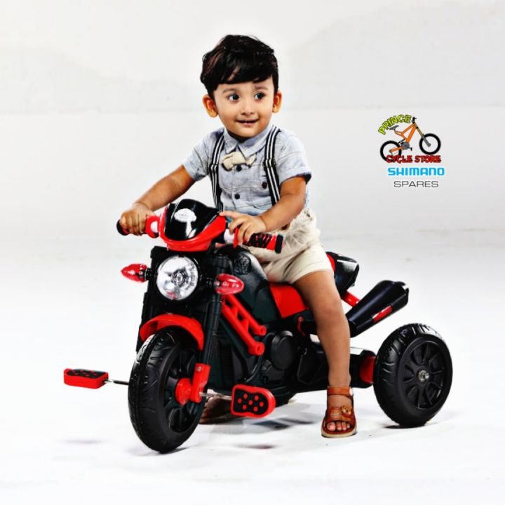 RFL Jim & Jolly RED Commanddo Bike- Tricycle For Baby & Kids With Music ...