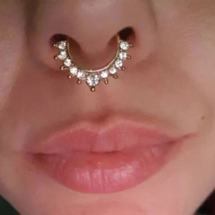 Women's Fake Nose Pin - Stylish Design, 1 Piece | Daraz.com.bd