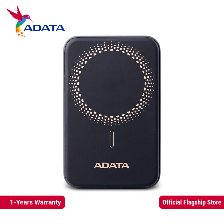 ADATA R100 10000mAh Magnetic Power Bank - Portable magnetic wireless charging - QC/PD 20W fast ...