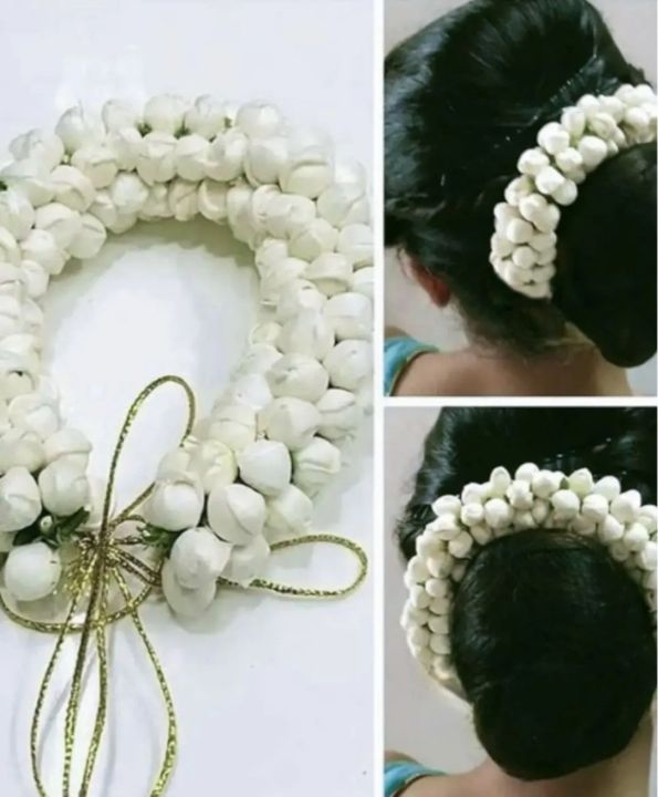 Artificial Foam Beli Flower Gajra - Traditional Hair Accessory for Festivals & Weddings | Daraz ...