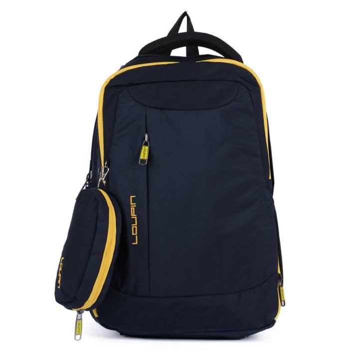 Loupin Navy Blue Backpack For men | Daraz.com.bd