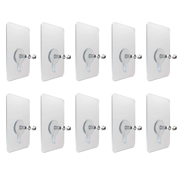 Hook Non-Marking Screw 30Pcs Punch-Free Wall Stickers Home Seamless ...