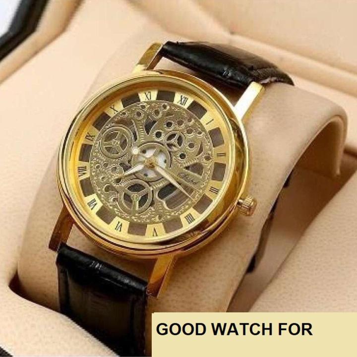 EQS - PU Leather Wrist Watch For Men | Daraz.com.bd