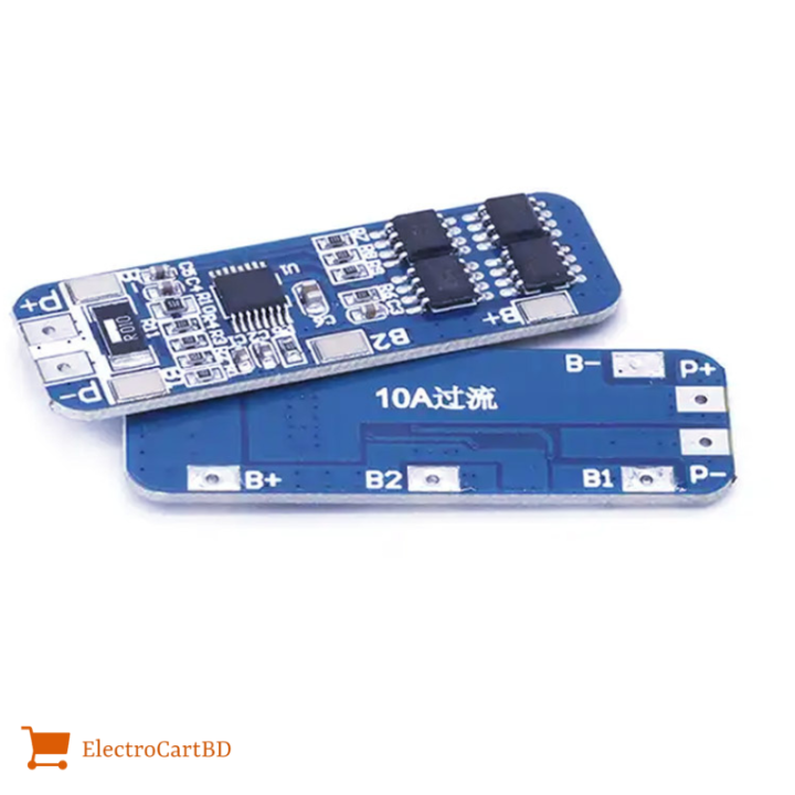 BMS Circuit 3S 10A Li-ion Battery Charging Protection Board- Balance ...