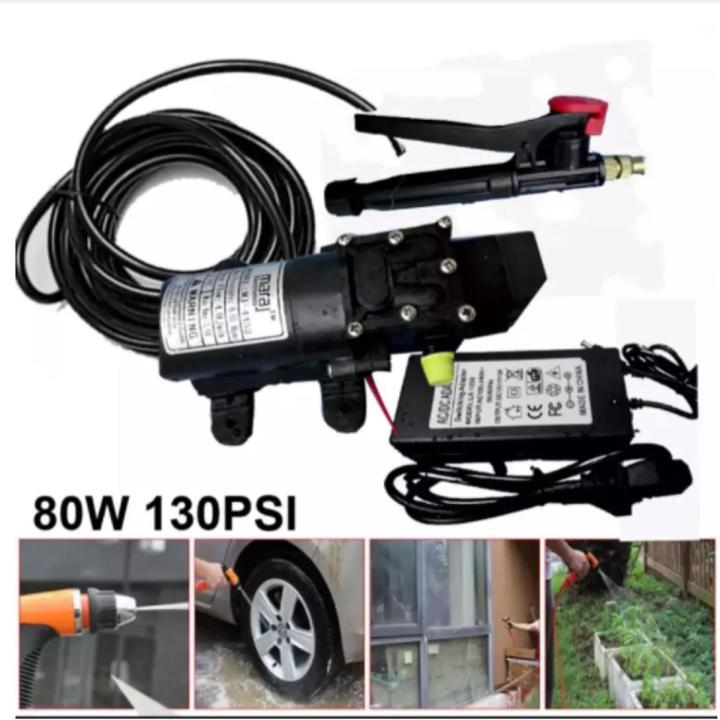 High Pressure Bike and Car Washing Water Pump Motor Set, AC & DC,Bike ...