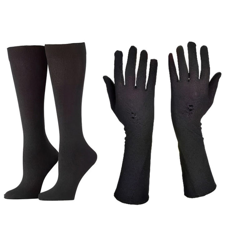 Hat & Pa Muja Gloves & Socks Combo for Women, Hand & Leg Accessories ...