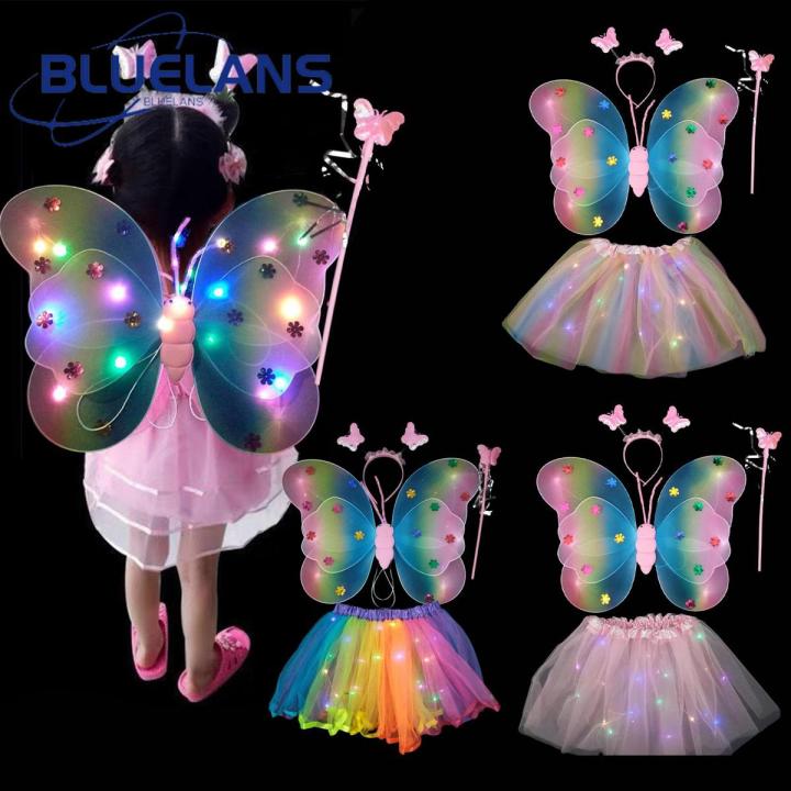 Glowing Butterfly Wings Set Glowing Butterfly Wings for Kids Perfect ...