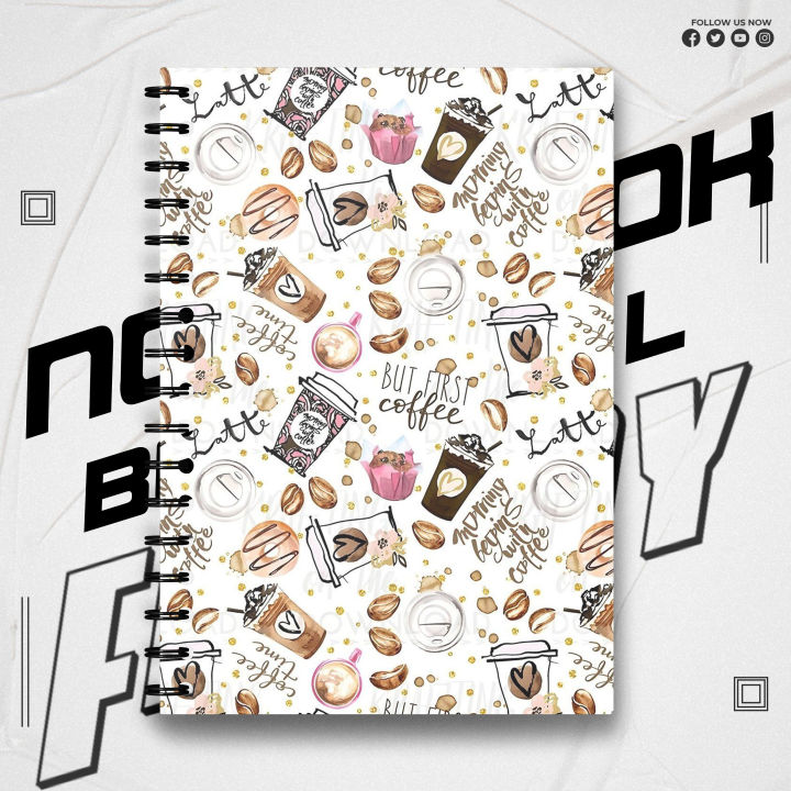 Notebook Aesthetic Coffee Doodle Theme Ai Edition Artiqulate Journal ...