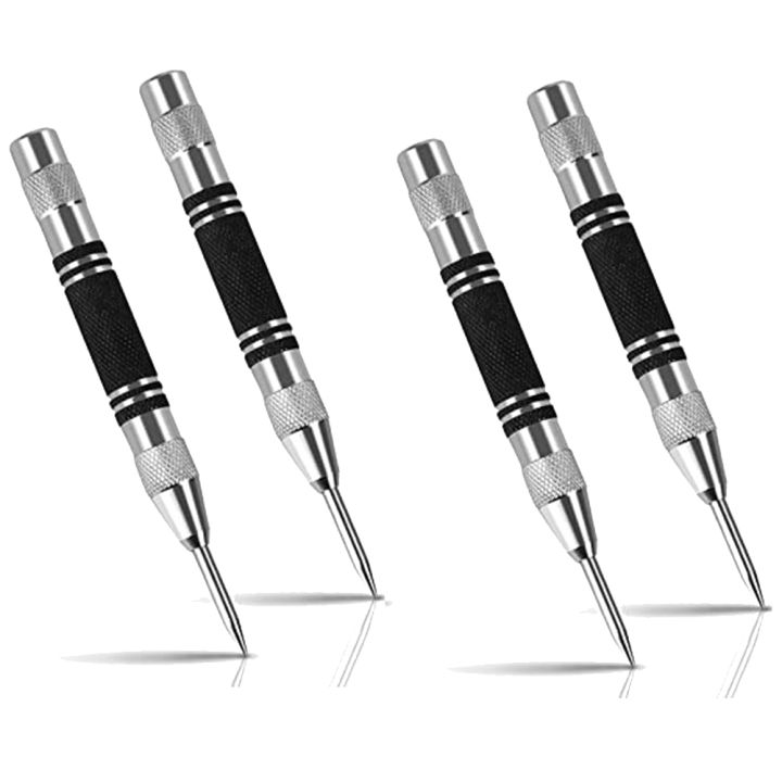 1Set Heavy Duty Automatic Center Punch 128Mm Spring Loaded Center Punch ...