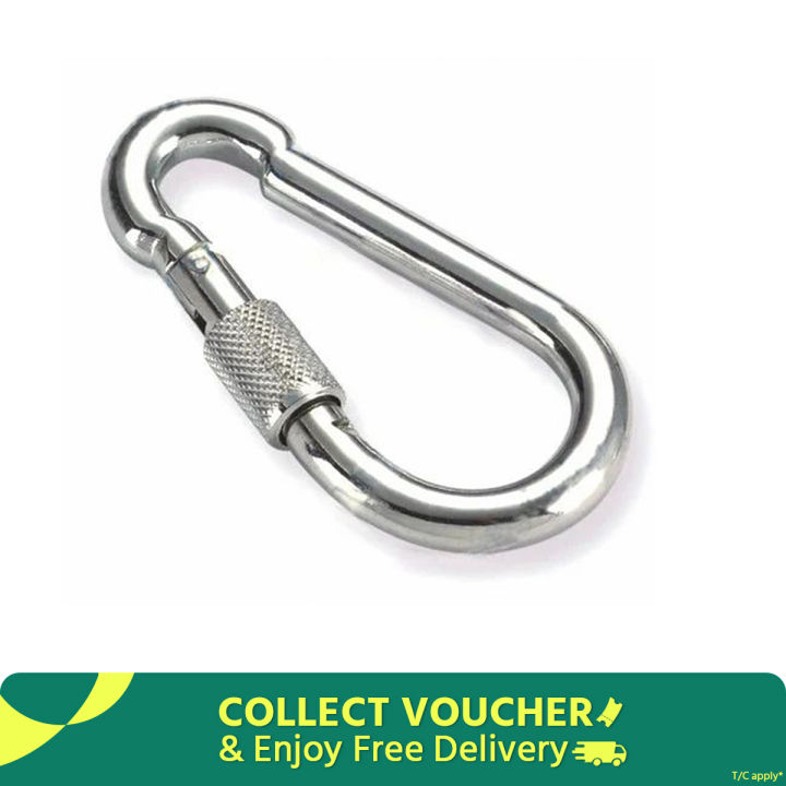 Snap Hook with Nut Spring Hook Outdoor Safety Buckle Connecting Ring ...