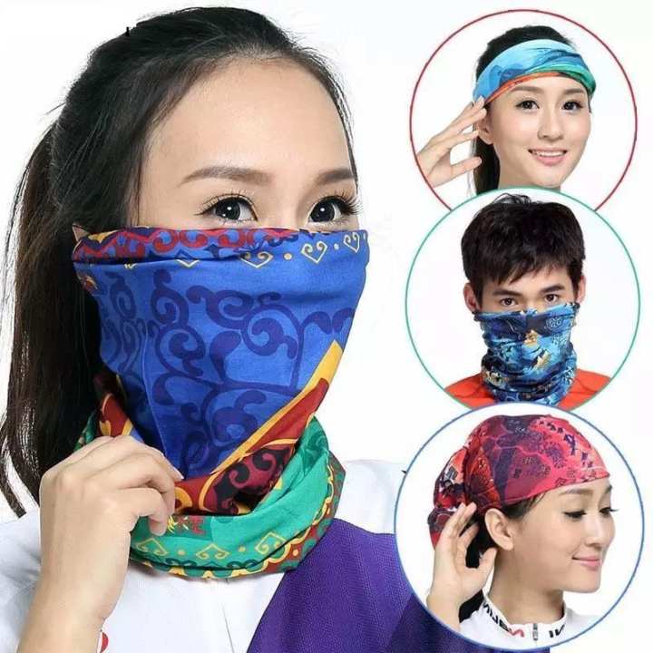 Polyester Half Face Handkerchief (Random colour ) | Daraz.com.bd
