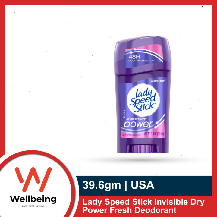 Lady Speed Stick Invisible Dry Power Antiperspirant Deodorant Wild ...