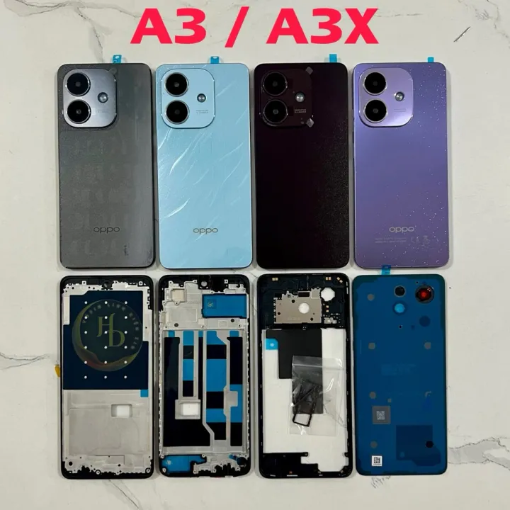 oppo a3x Full Body Housing / Middle Frame Chassis with Back Panel ...